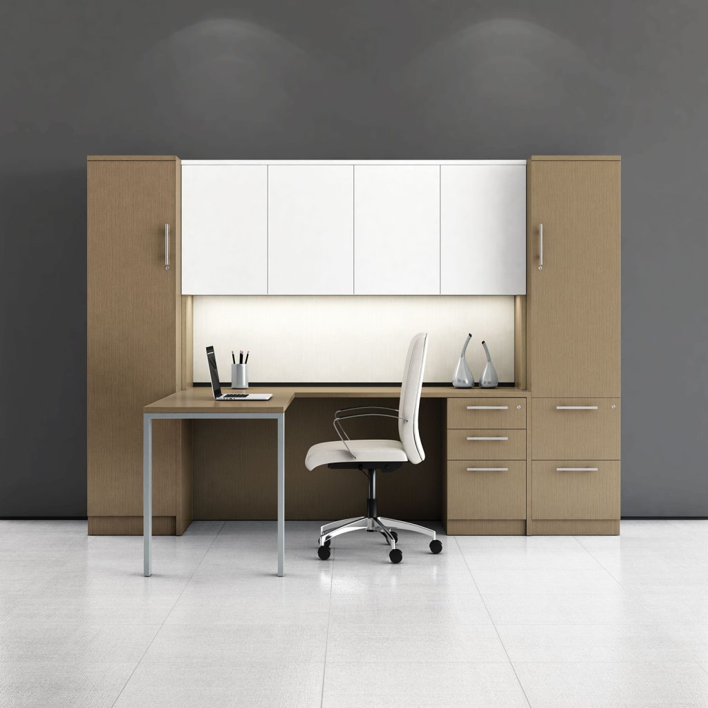 L Shape Desk - Turf Office