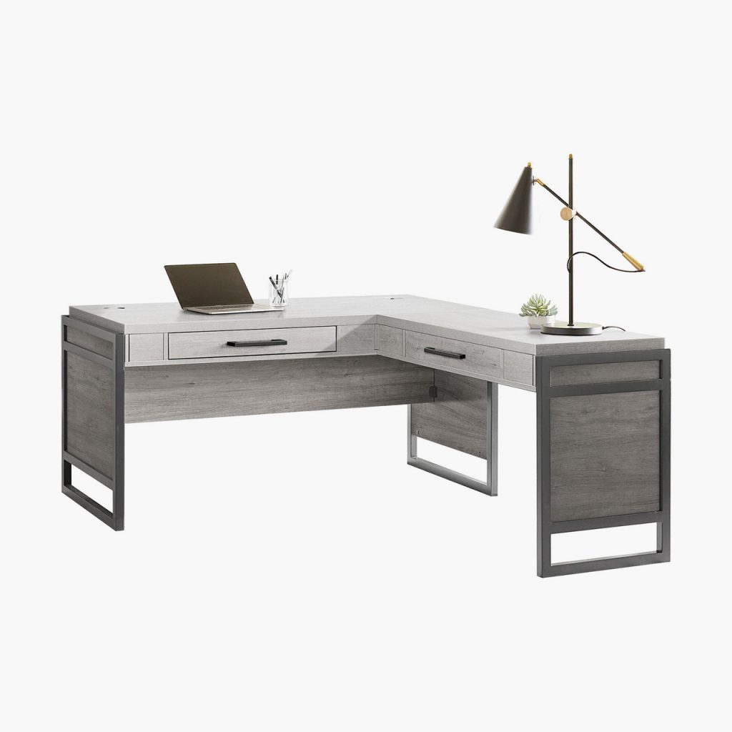 L Shape Desk - Turf Office