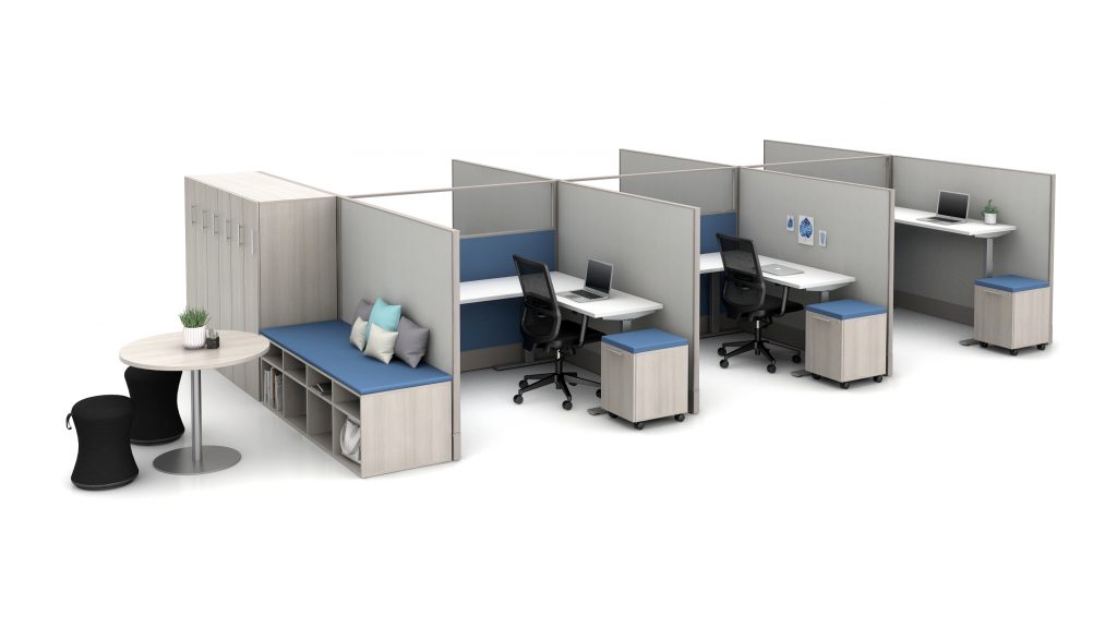 Panel And Tile System/Workstation - Turf Office
