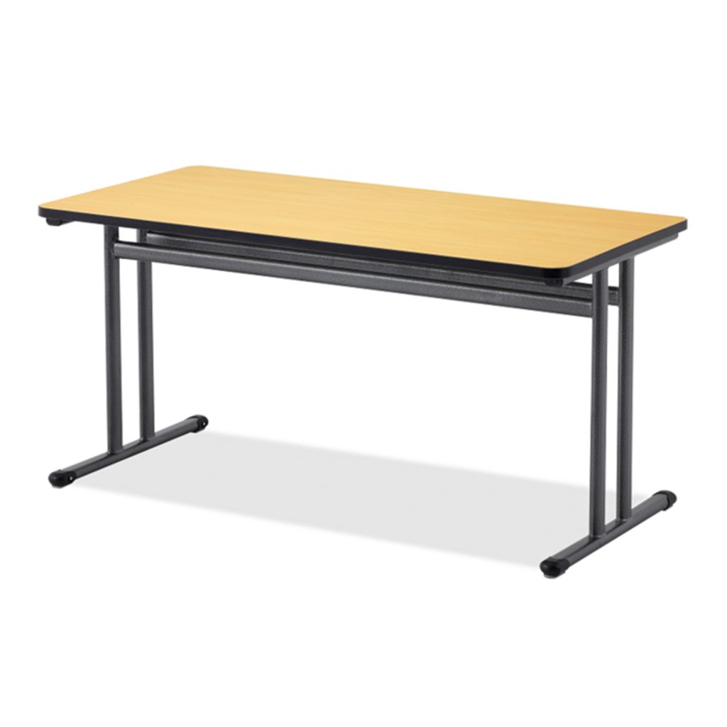 Double Leg Rectangular Table - Turf Office