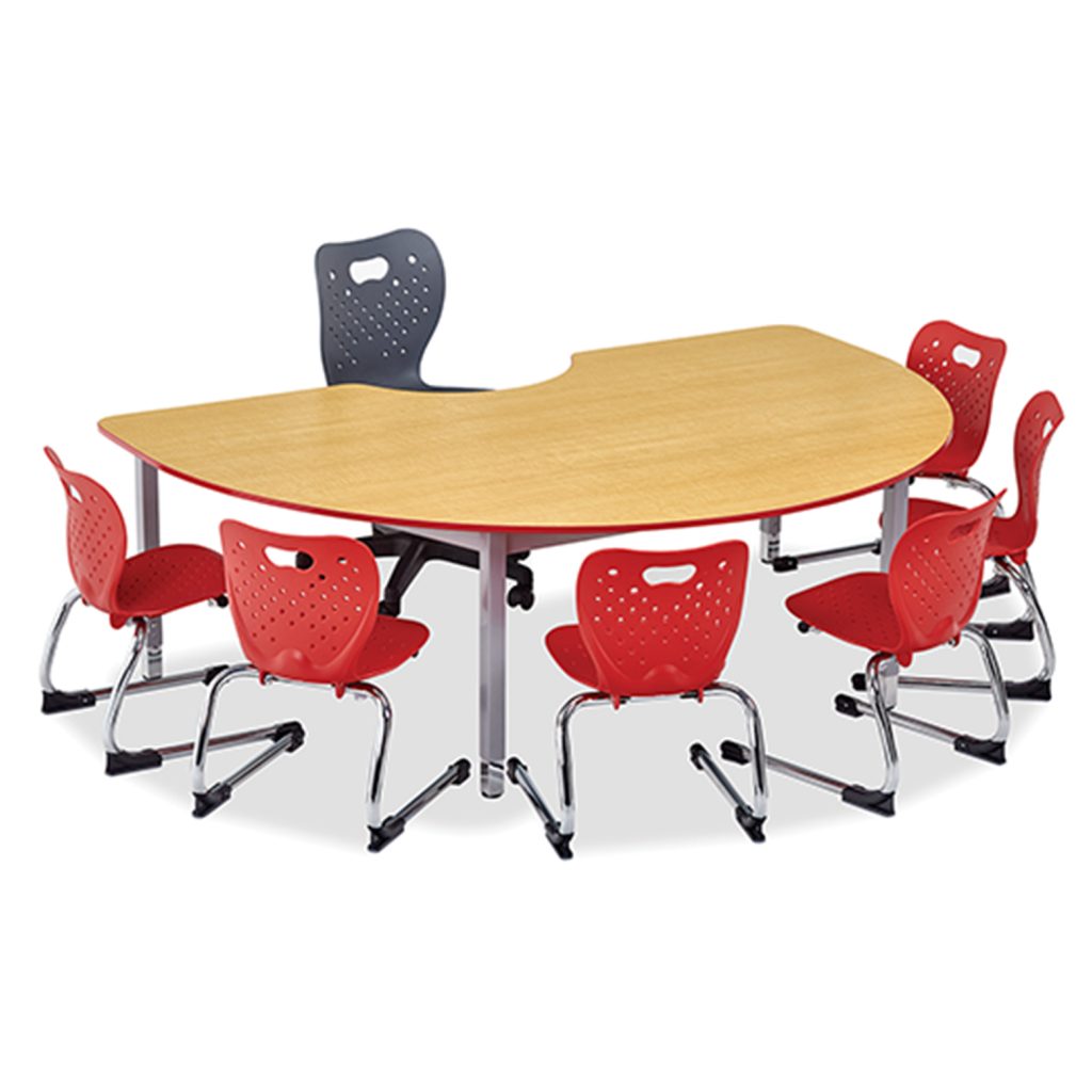 Kidney Shape Activity Table - Turf Office